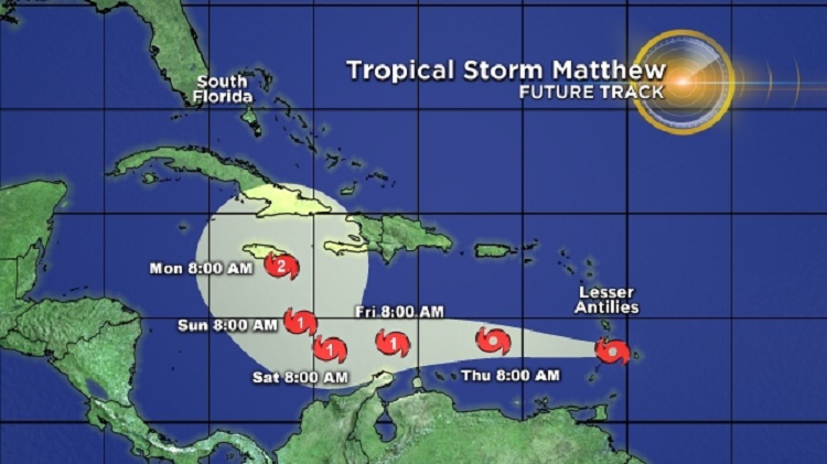 L`ouragan Matthew se renforce et menace Haiti - Rezo Nòdwès