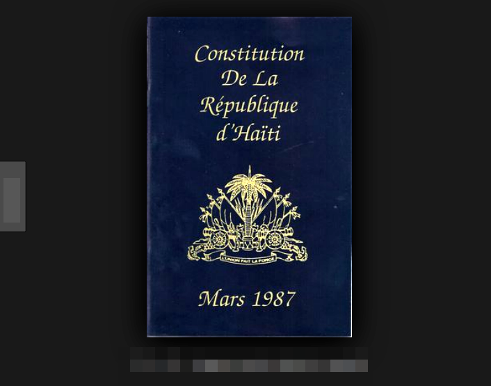La Constitution de 1987 contient en son sein un projet d’avenir pour ...