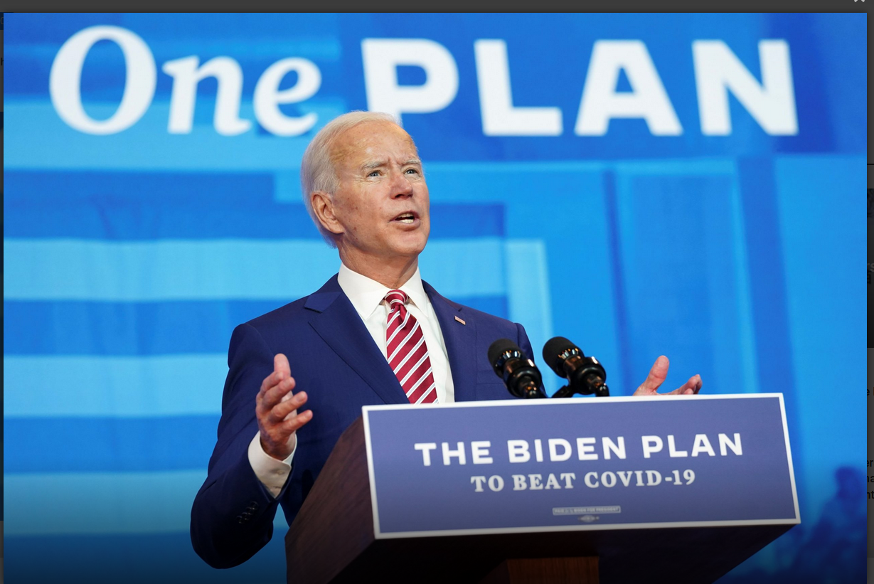 Joe Biden présente un plan détaillé pour lutter contre le coronavirus ...