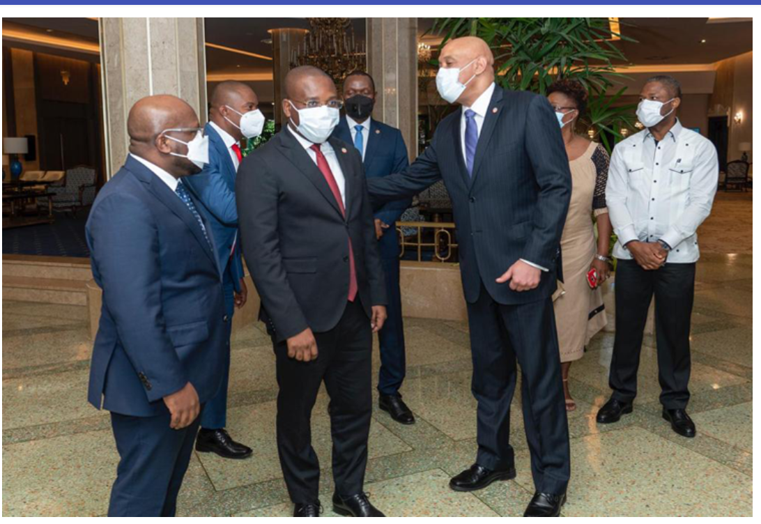 Jovenel Moise délègue son ministre Claude Joseph à Santo Domingo sur un ...