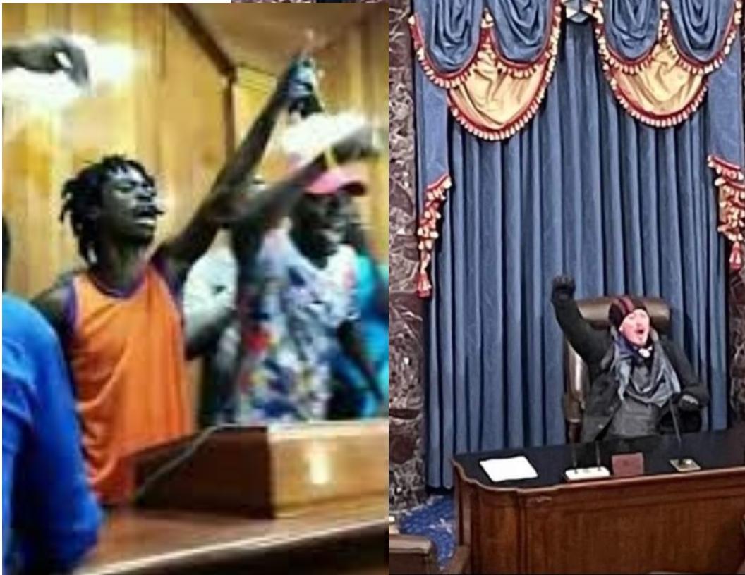 Ti-Rasta fè elèv. Patizan Trump antre al chita sou chèz dirijan sena ...