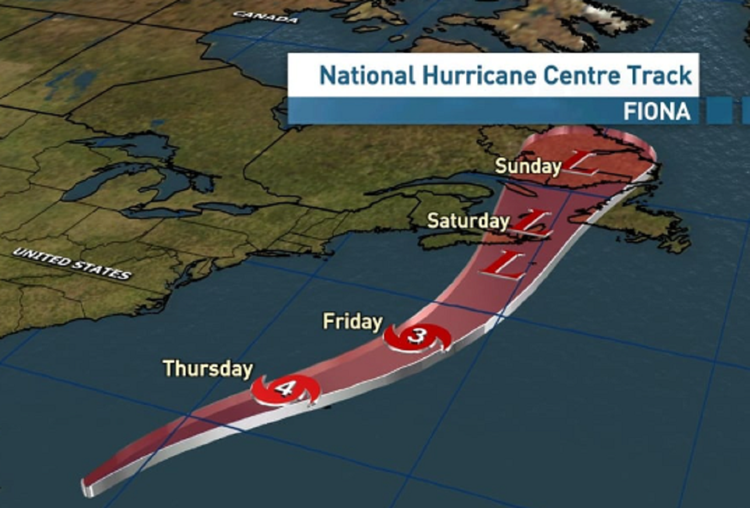 Météo : Fiona fonce sur le Canada - Rezo Nòdwès