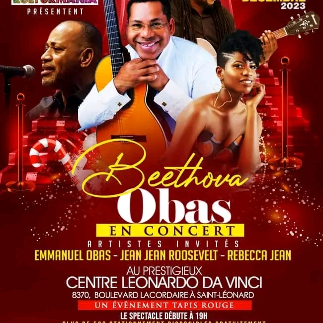 Beethova Obas et Rebecca Jean conjointement sur scène à Montréal ...