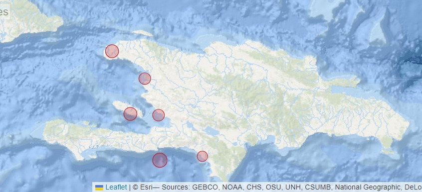 Activité sismique en Haïti : 6 séismes en 24 heures, le plus puissant ...