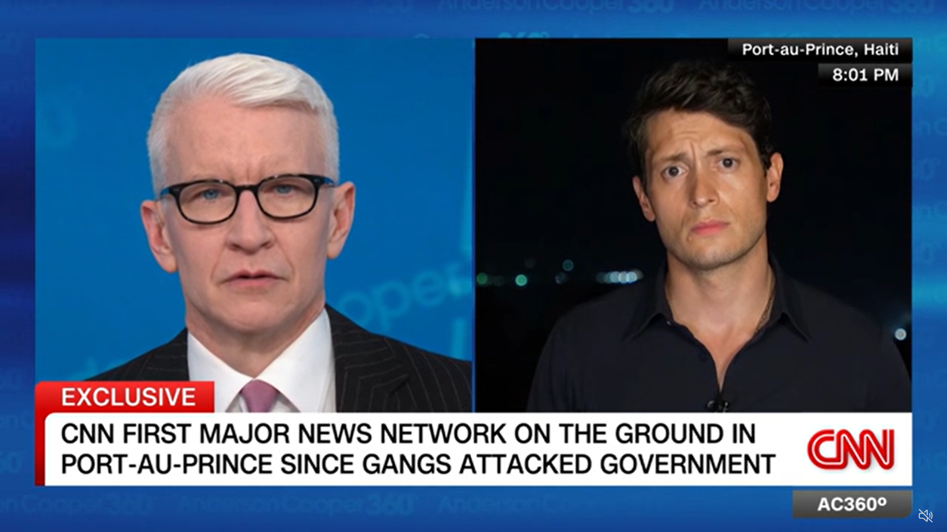 CNN: Gunshots heard shortly after David Culver arrives in Haiti - Rezo ...