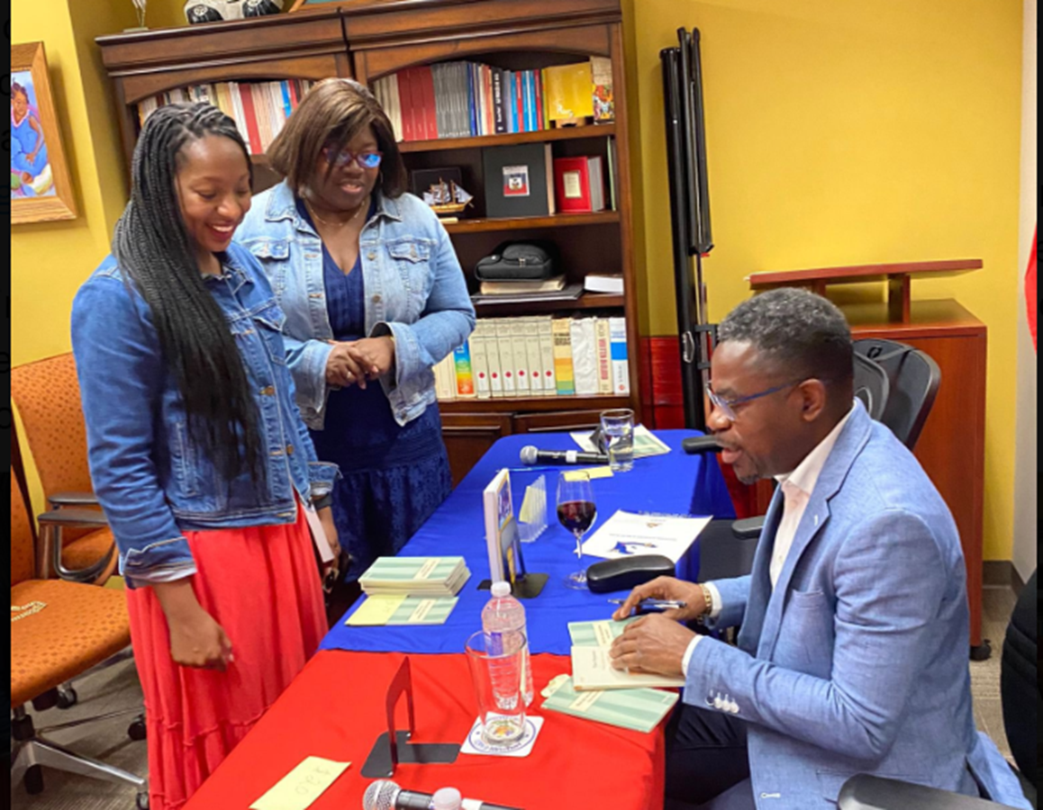 Frantz Benjamin, député québécois et poète haïtien, à la 4e séance du ...