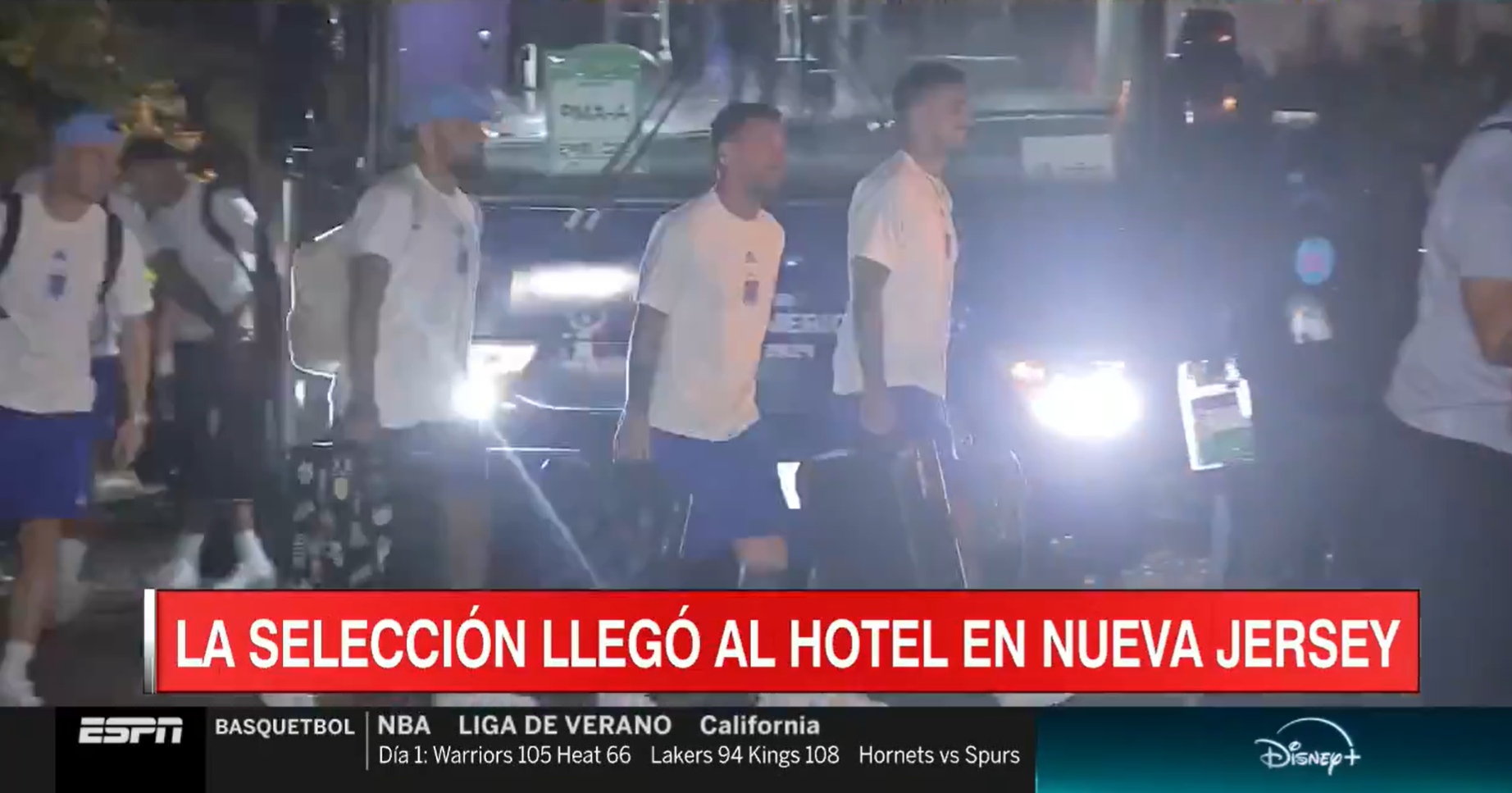 Messi et la sélection argentine débarquent samedi soir à New Jersey ...