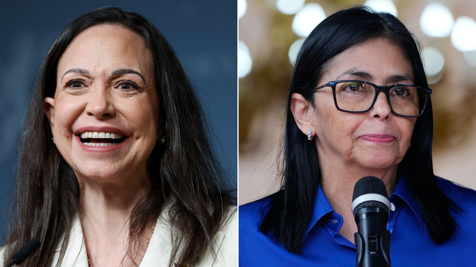 Venezuela : Delcy Rodríguez somme María Corina Machado de « rester à ...