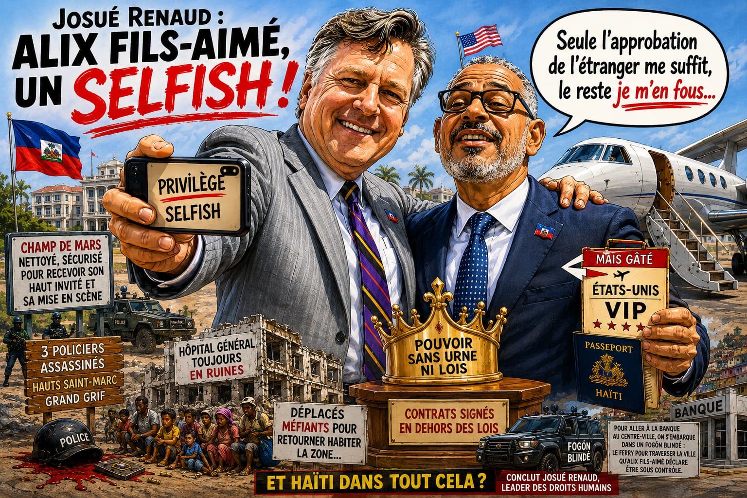 Josué Renaud : Alix Fils-Aimé, un “selfish” au Champ de Mars (audio ...